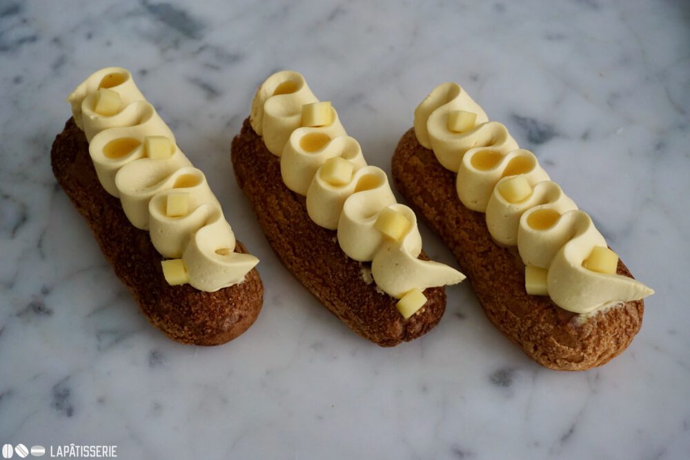 Éclair mit Mango & Schokolade – LAPÂTISSERIE